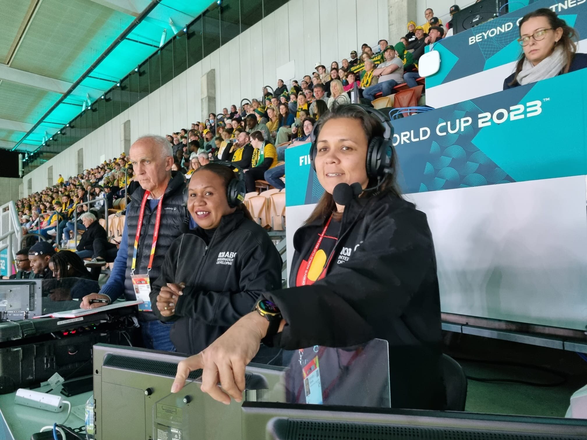 Indo-Pacific and First Nations women kick goals as trainee commentators ...