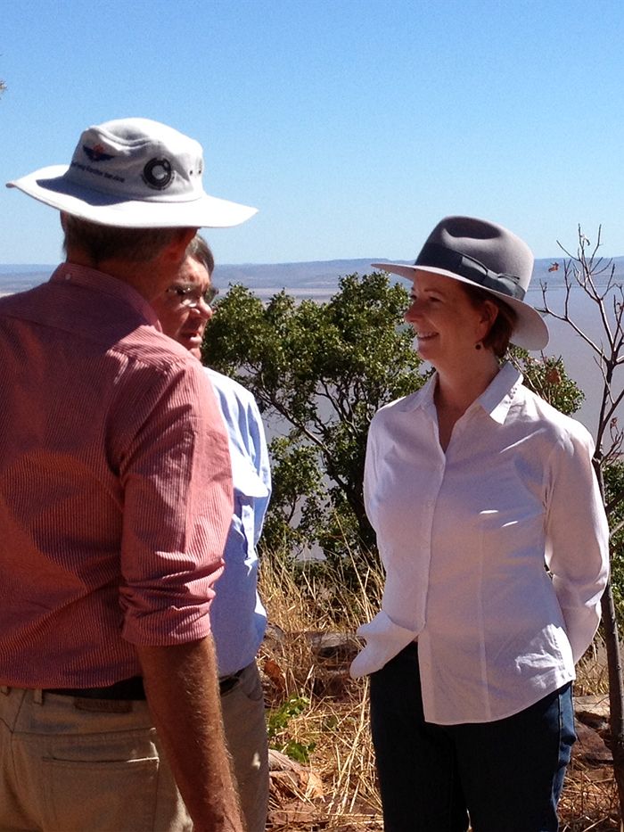Julia Gillard Becomes First Prime Minister To Go To Wyndham - ABC listen