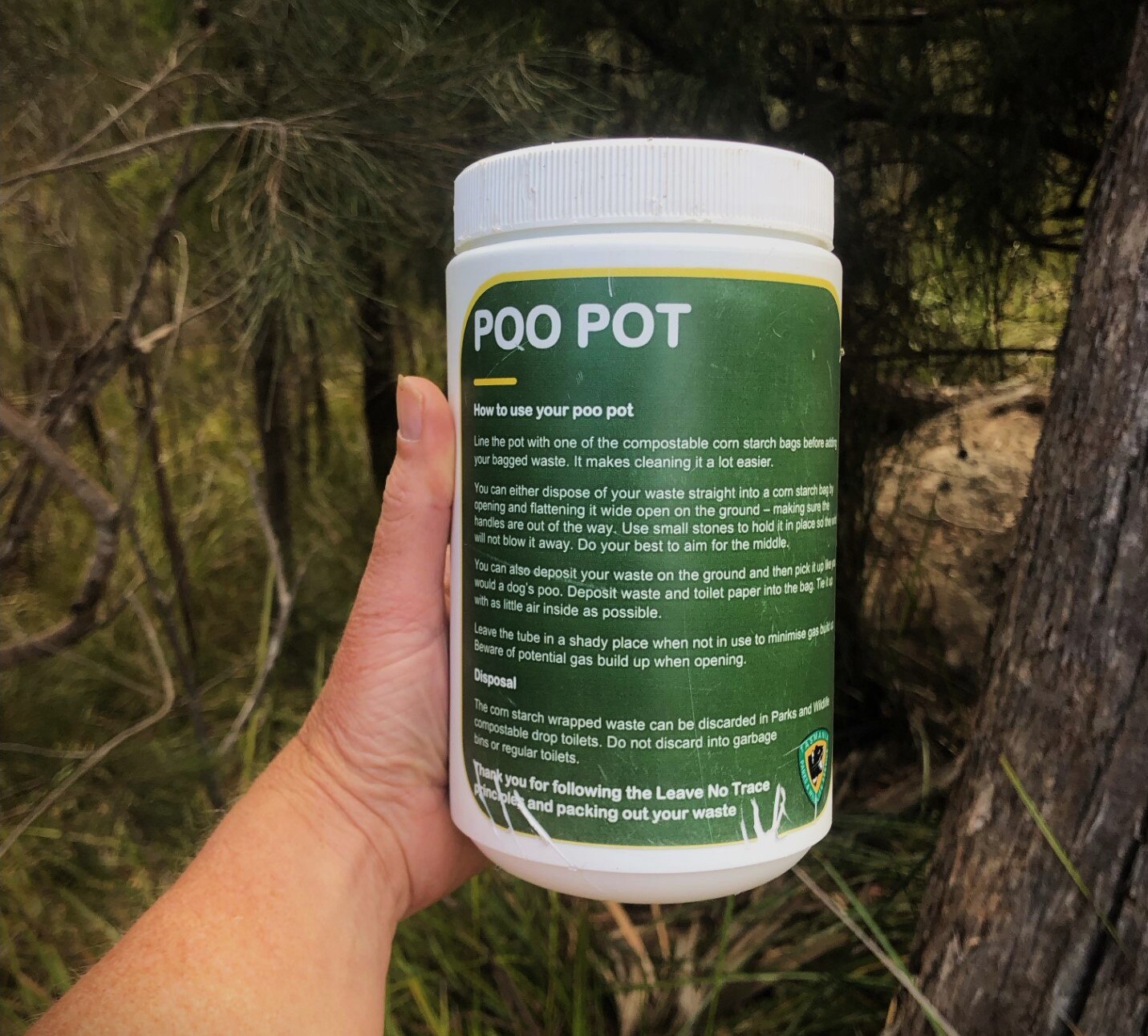 Poo pots, tubes 'gold standard' for bush toileting, according to ...