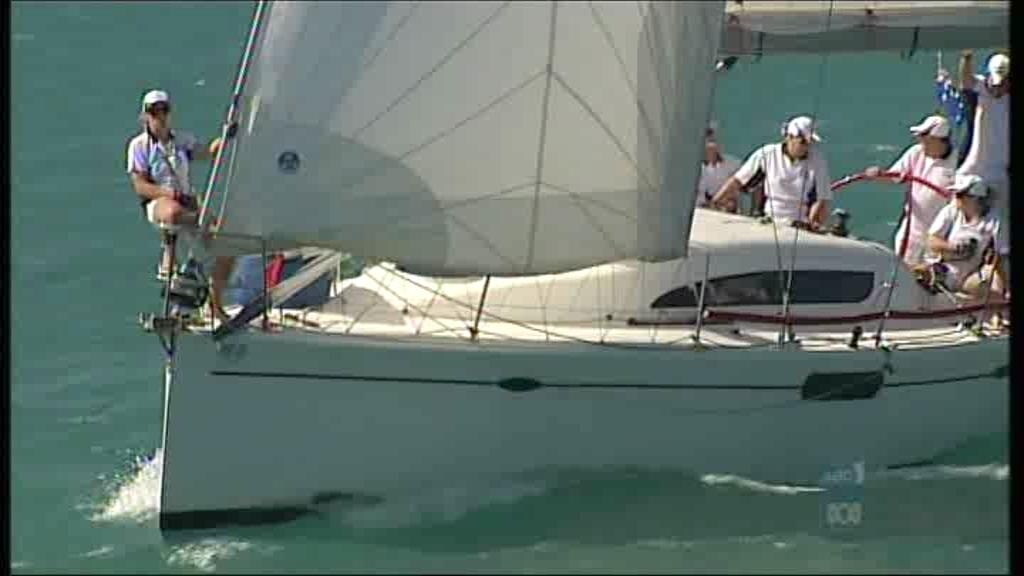 Even Karma leads Darwin-to-Dili yacht race - ABC News