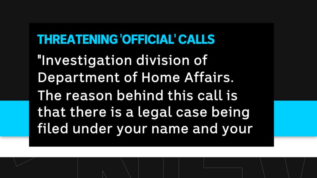 An example of a suspicious spam call which threatens you - ABC News