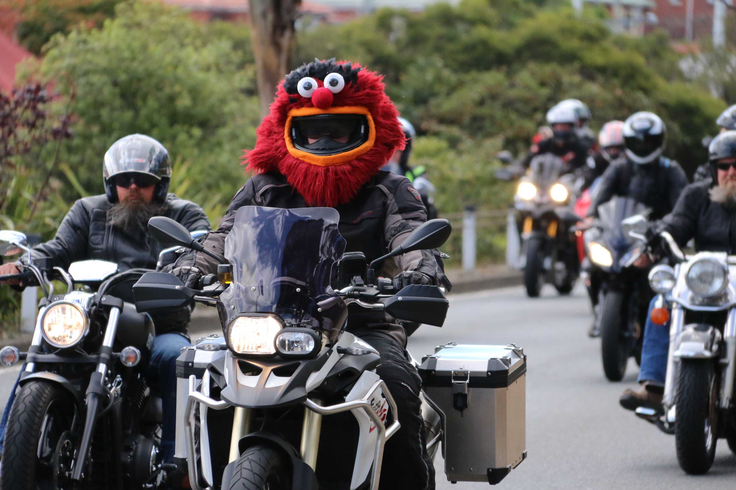 Motorcycle riders rev up to deliver Christmas presents in Tasmania's ...