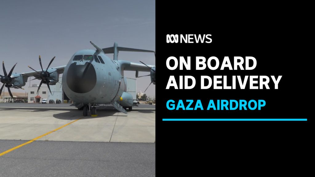 On board a British aerial mission delivering aid into Gaza - ABC News