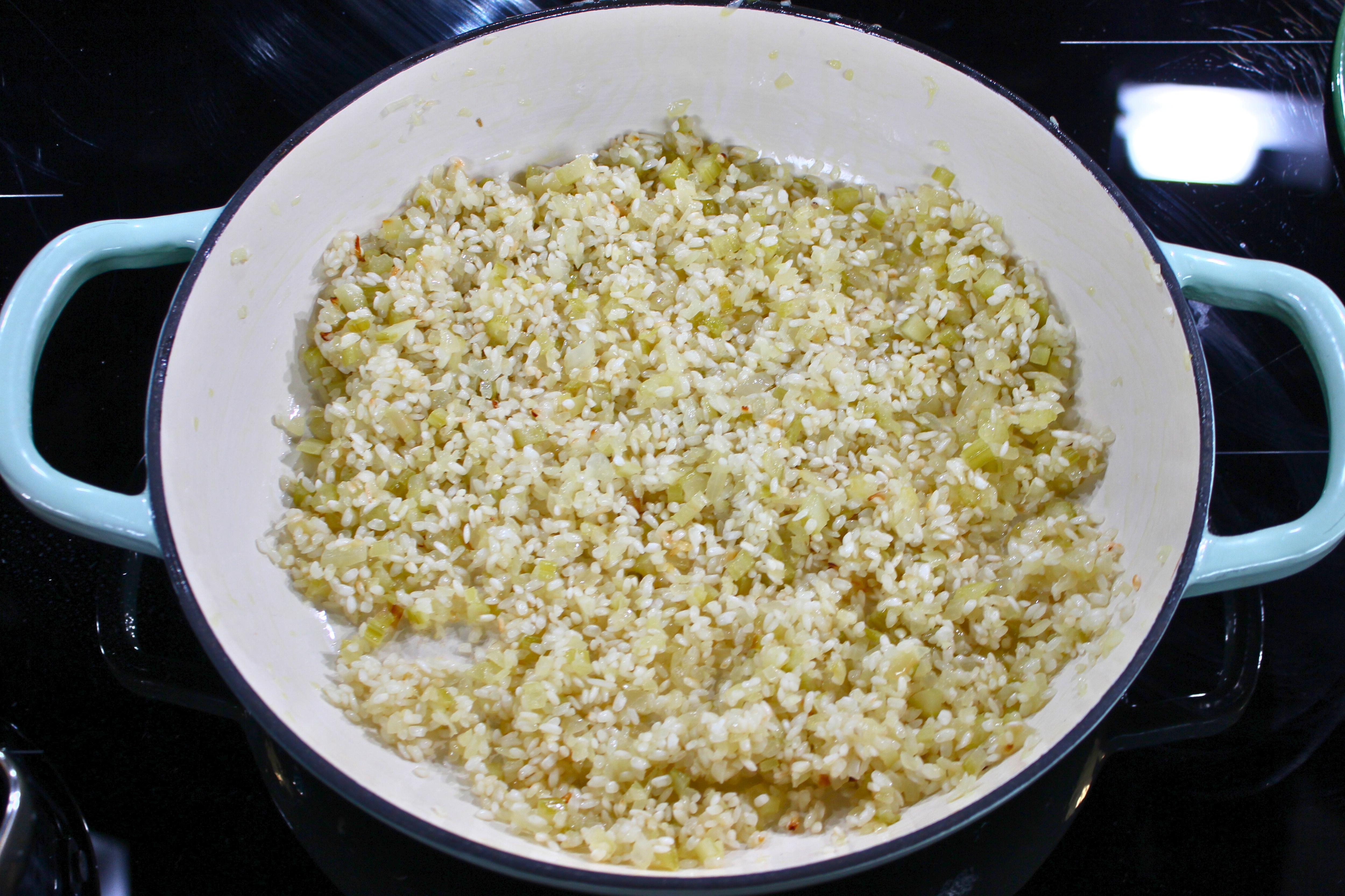 A creamy parmesan risotto finished with aged balsamic - ABC News