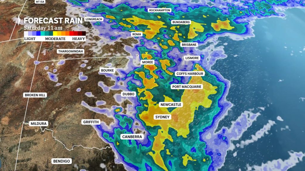 Persistent rain forecast - ABC News