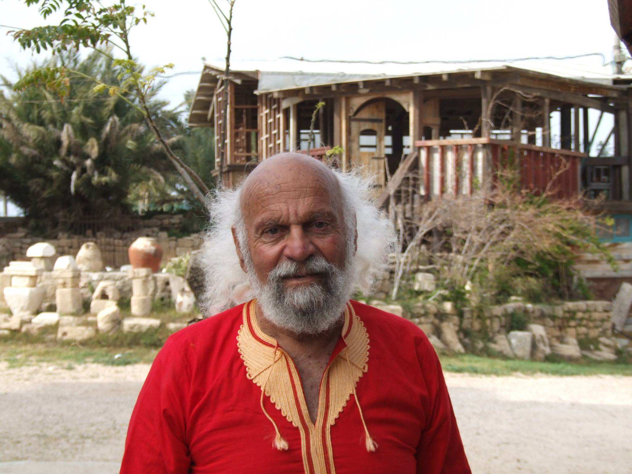 Eli Avivi, who founded the micronation of Achzivland on Israel's ...