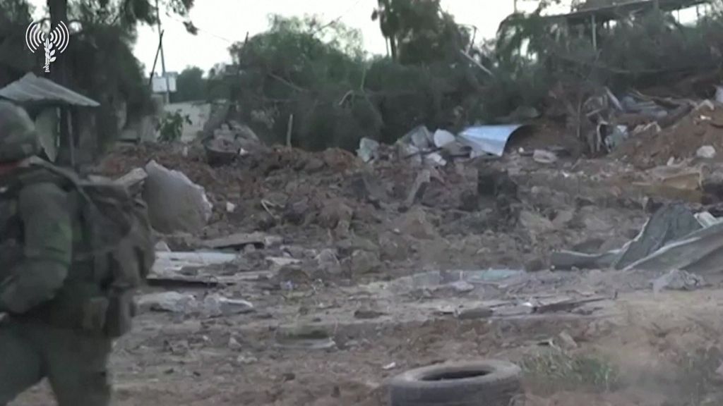 IDF release footage of them purportedly bombing Hamas tunnels in Gaza ...