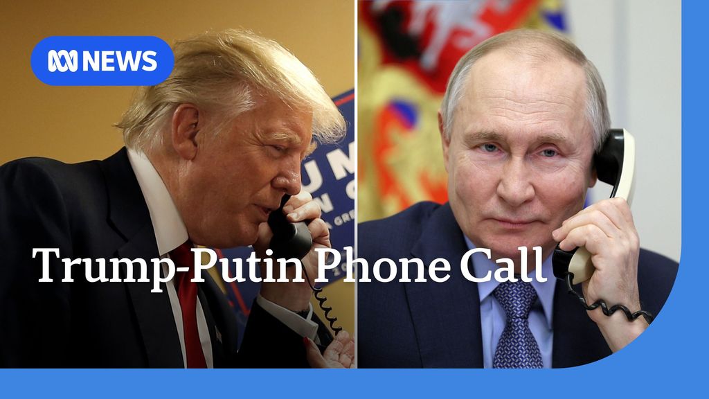 Trump-Putin phone call to discuss terms of Ukraine ceasefire - ABC News