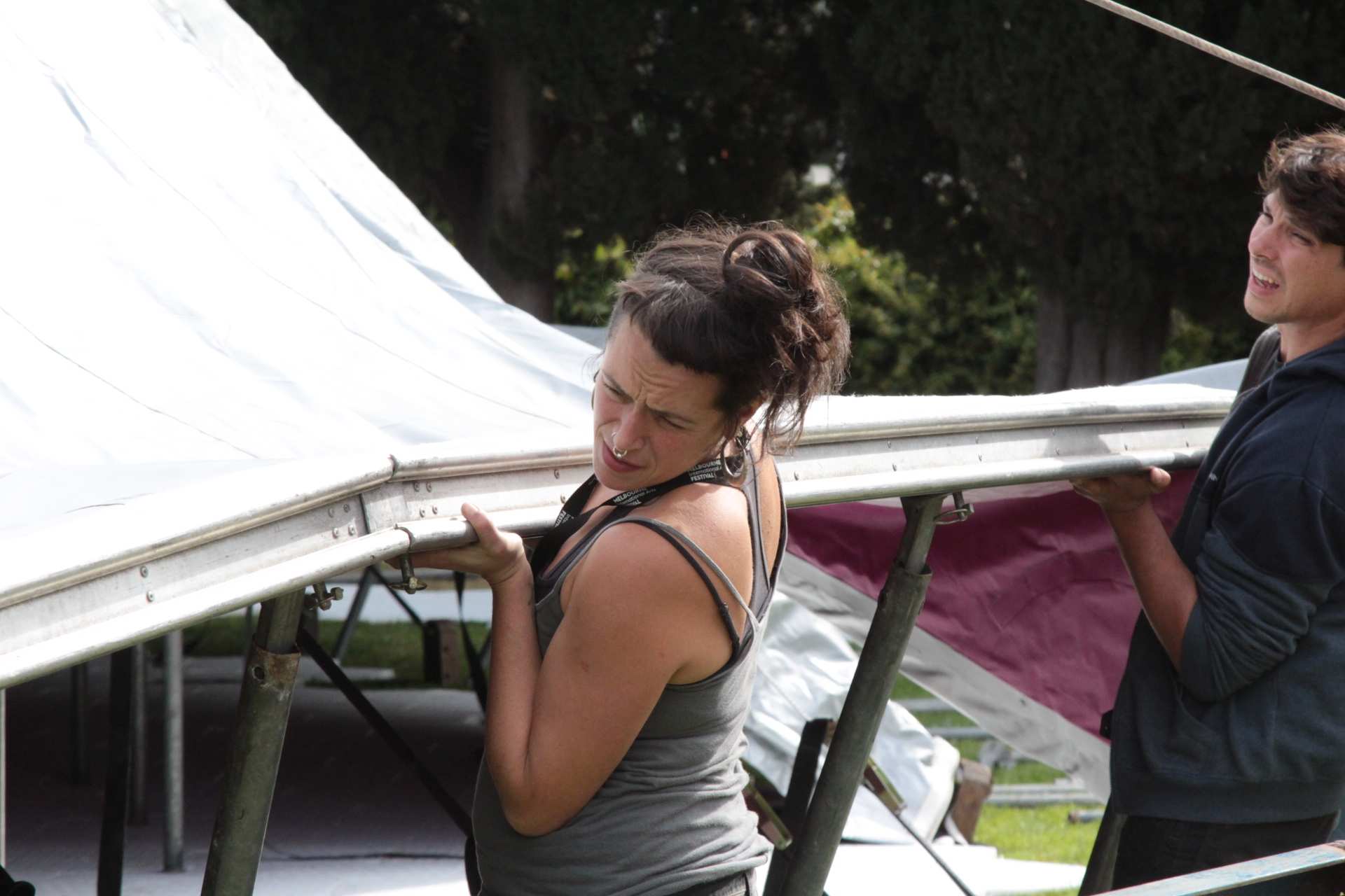 Behind the scenes of 'tent up day' with NoFit State Circus - ABC listen