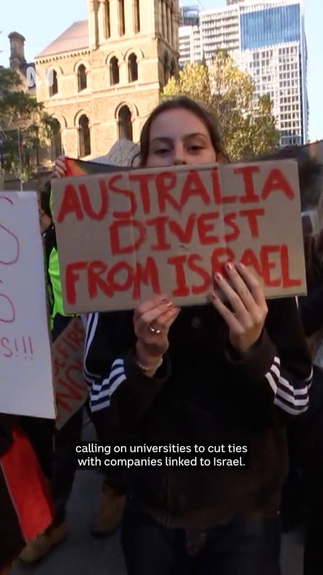 Tensions rise as students protest uni links to Israel - ABC News
