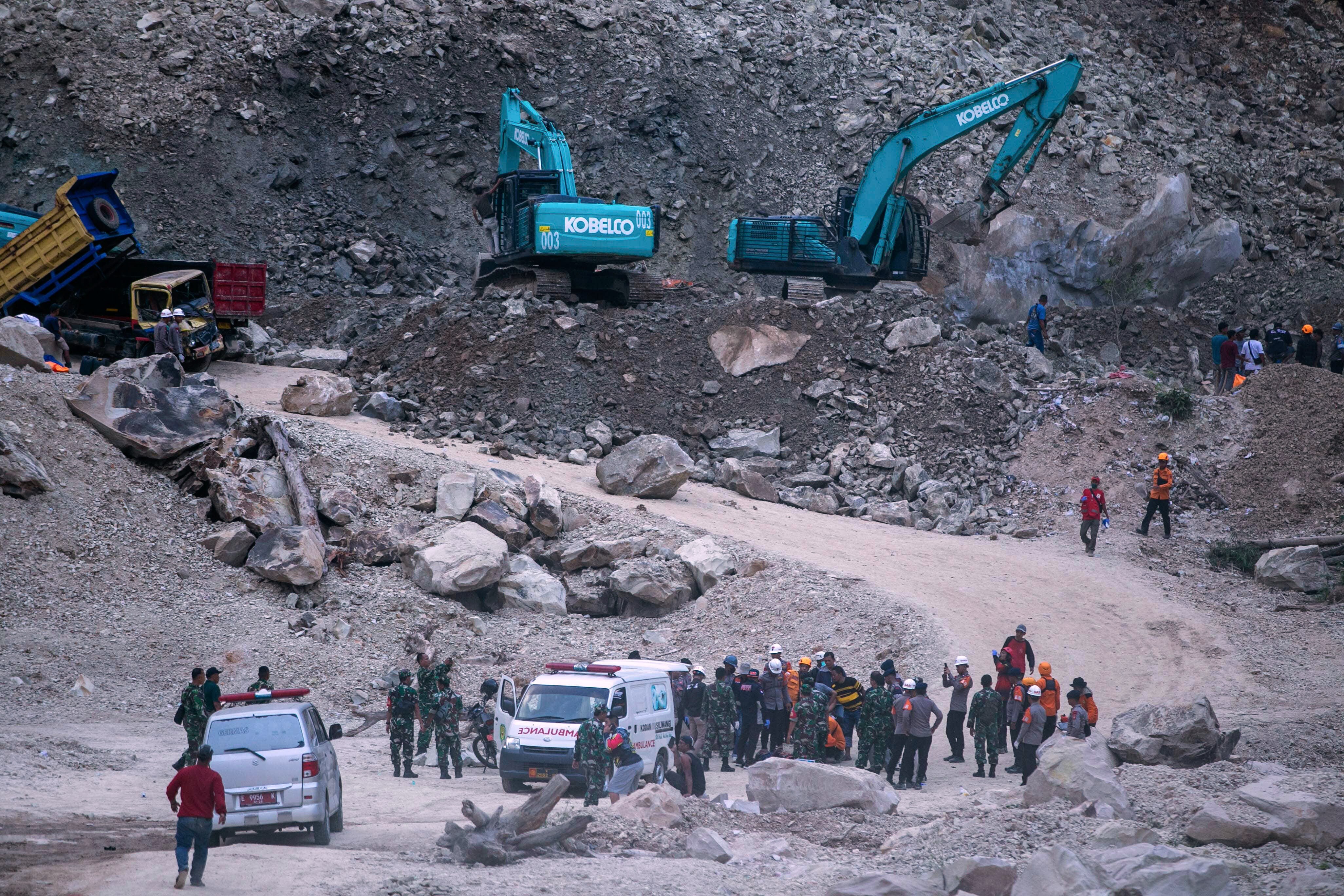 At least 10 killed, a dozen injured in Indonesian limestone quarry ...