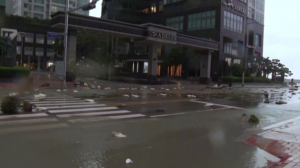 Typhoon Hinnamnor makes landfall in South Korea - ABC News