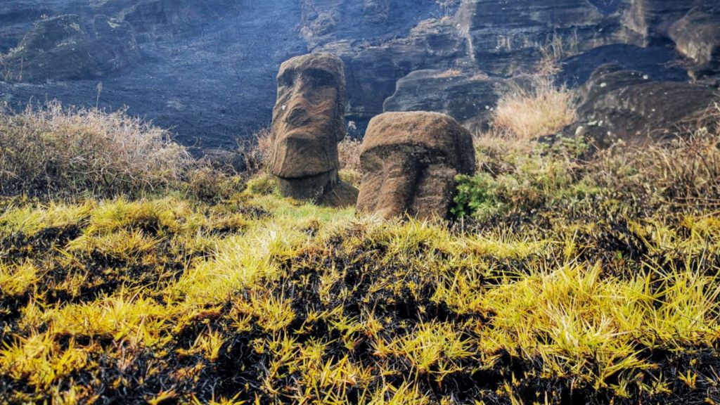 Easter Island mayor blames humans as Moai statues are damaged beyond ...
