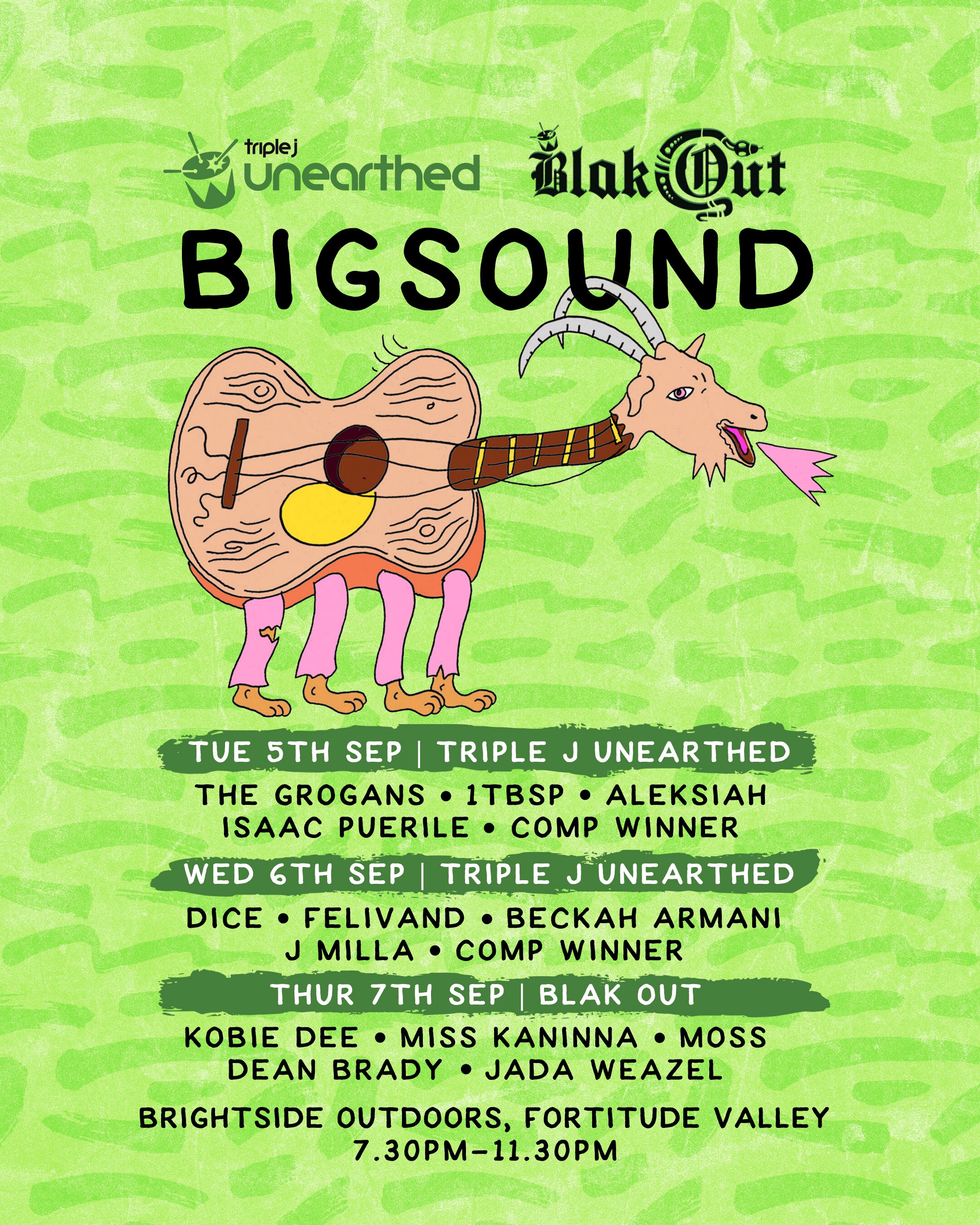 The triple j Unearthed Stage will be Making Big Noise at BIGSOUND 2023 - triple j