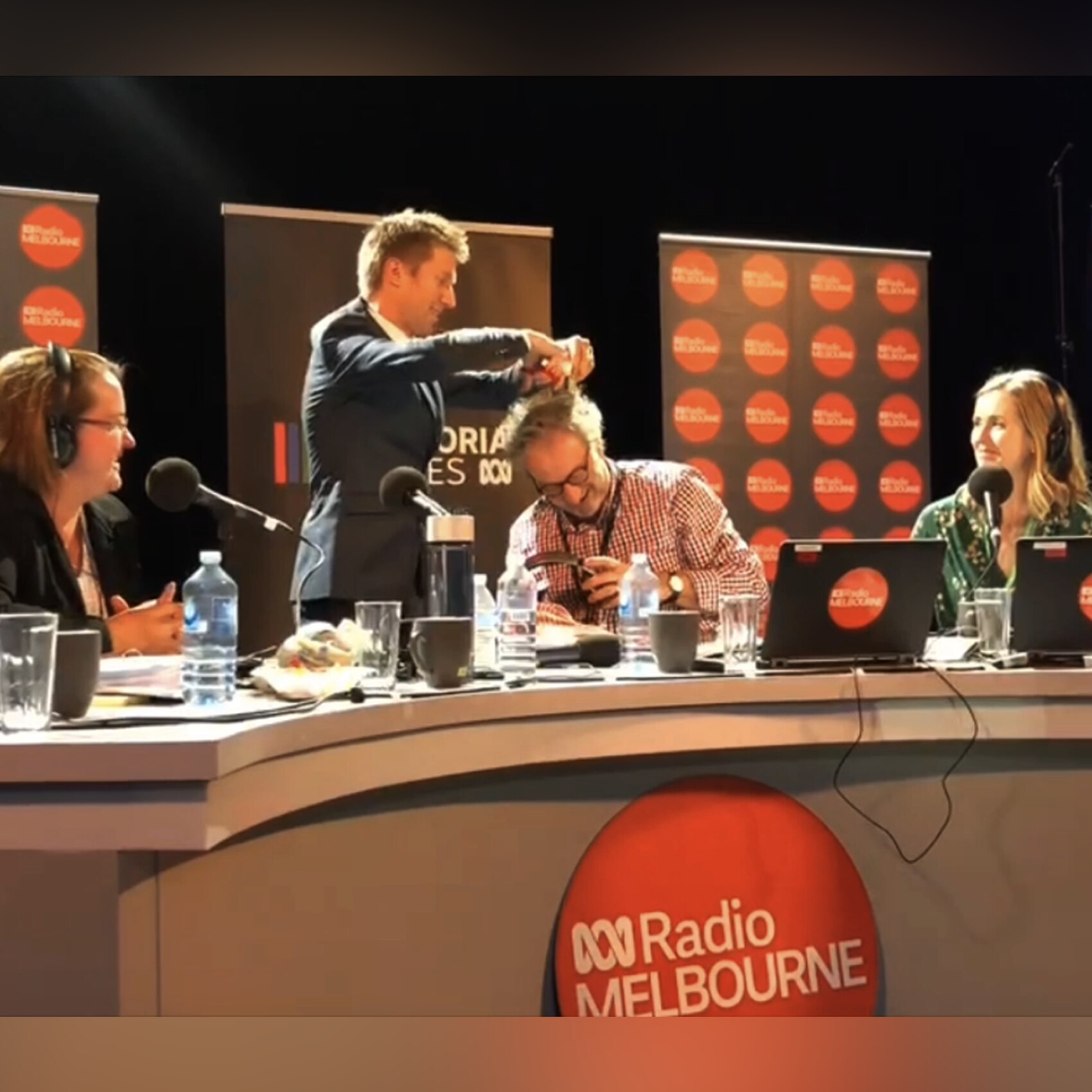 Jon Faine's and Sammy J's Hair Raising Auction - ABC Melbourne