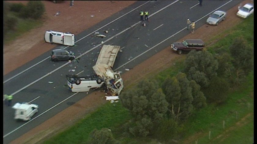 Two men have been killed in a head-on crash on the south west highway ...