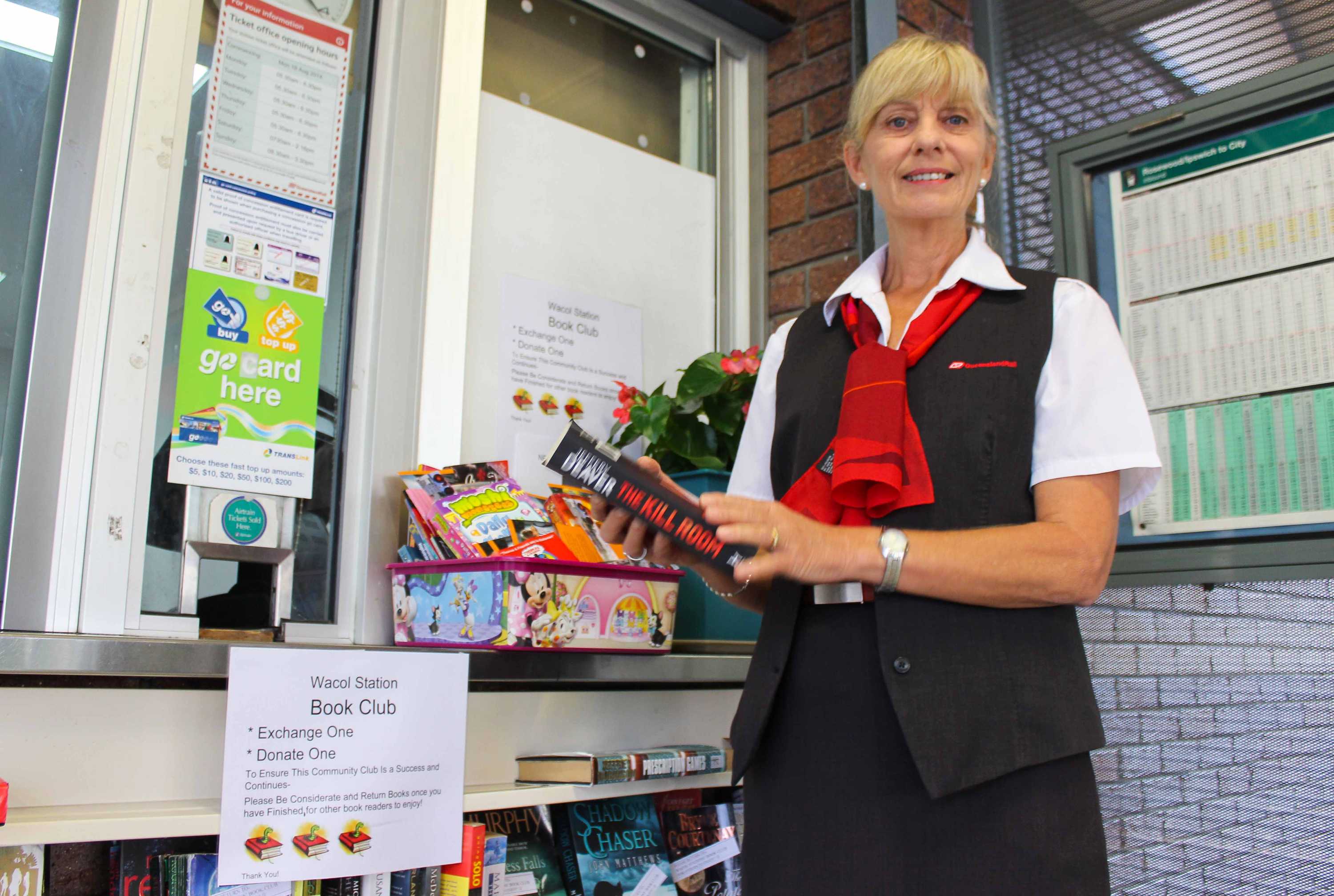 Queensland's first train station library builds community spirit ...