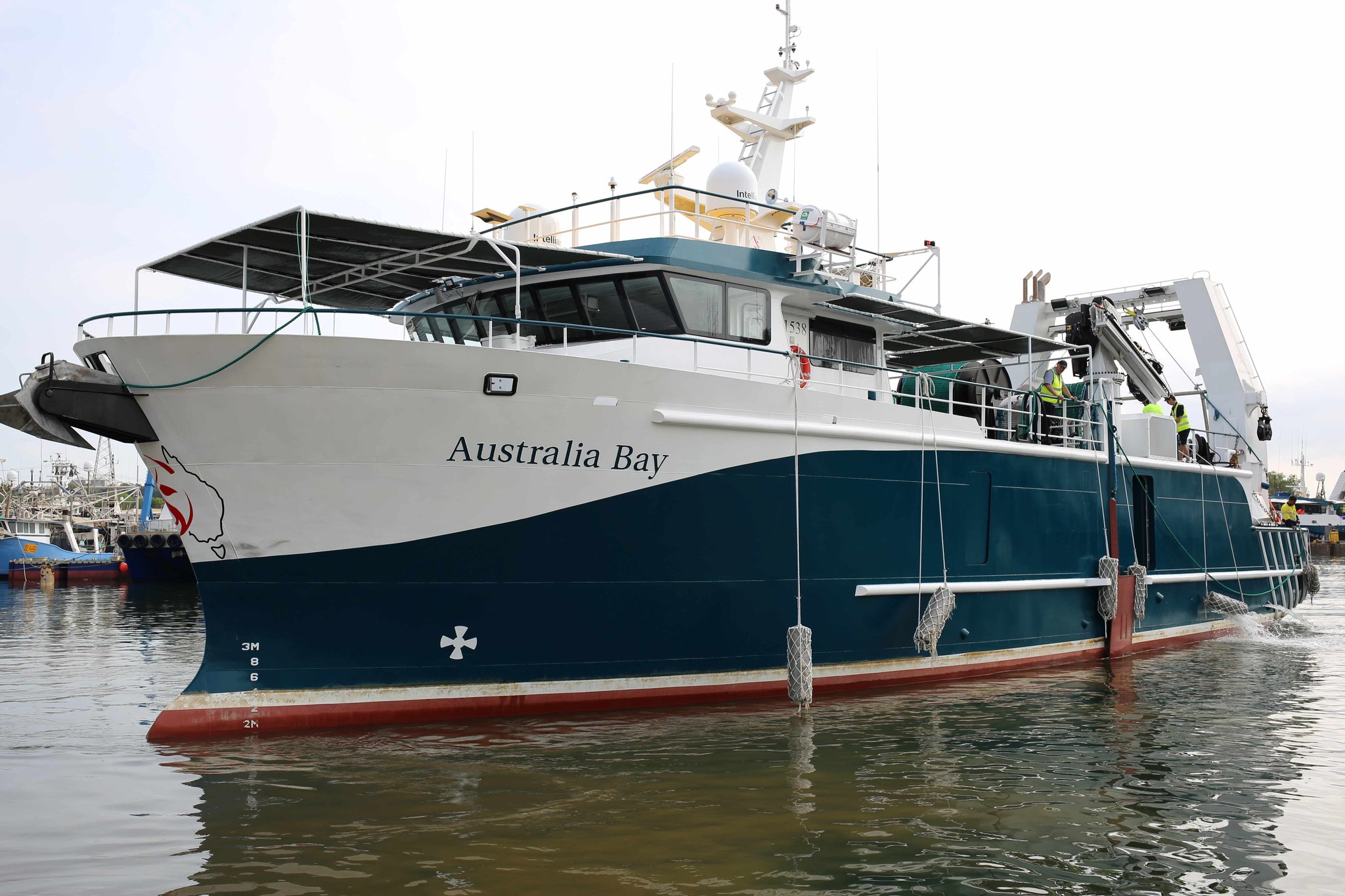 Australia Bay Seafoods launches new fishing trawler in Darwin - ABC listen