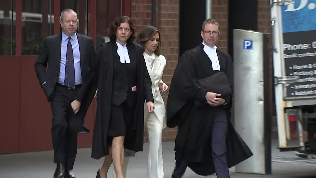 Lisa Wilkinson arrives at court ahead of verdict - ABC News