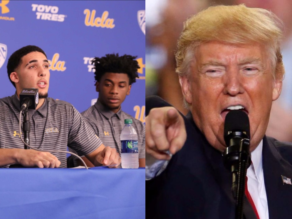 Donald Trump says he should have left three UCLA basketball players in ...