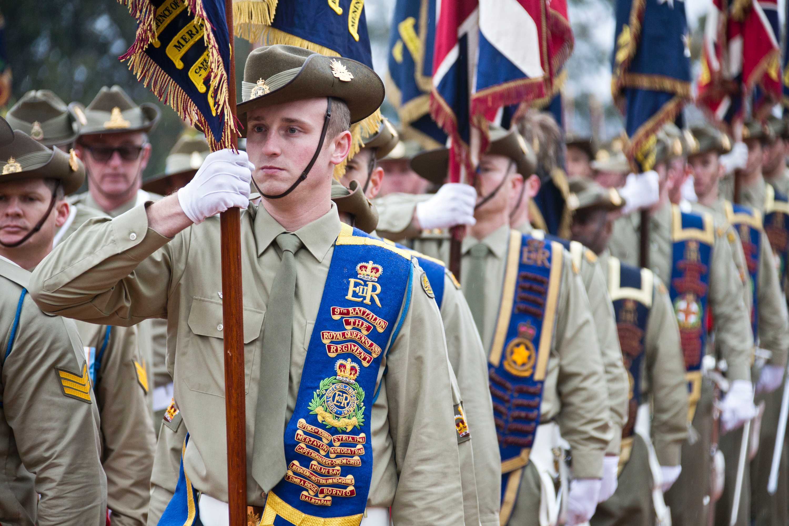 More than 300 soldiers march to commemorate centenary of Australian ...