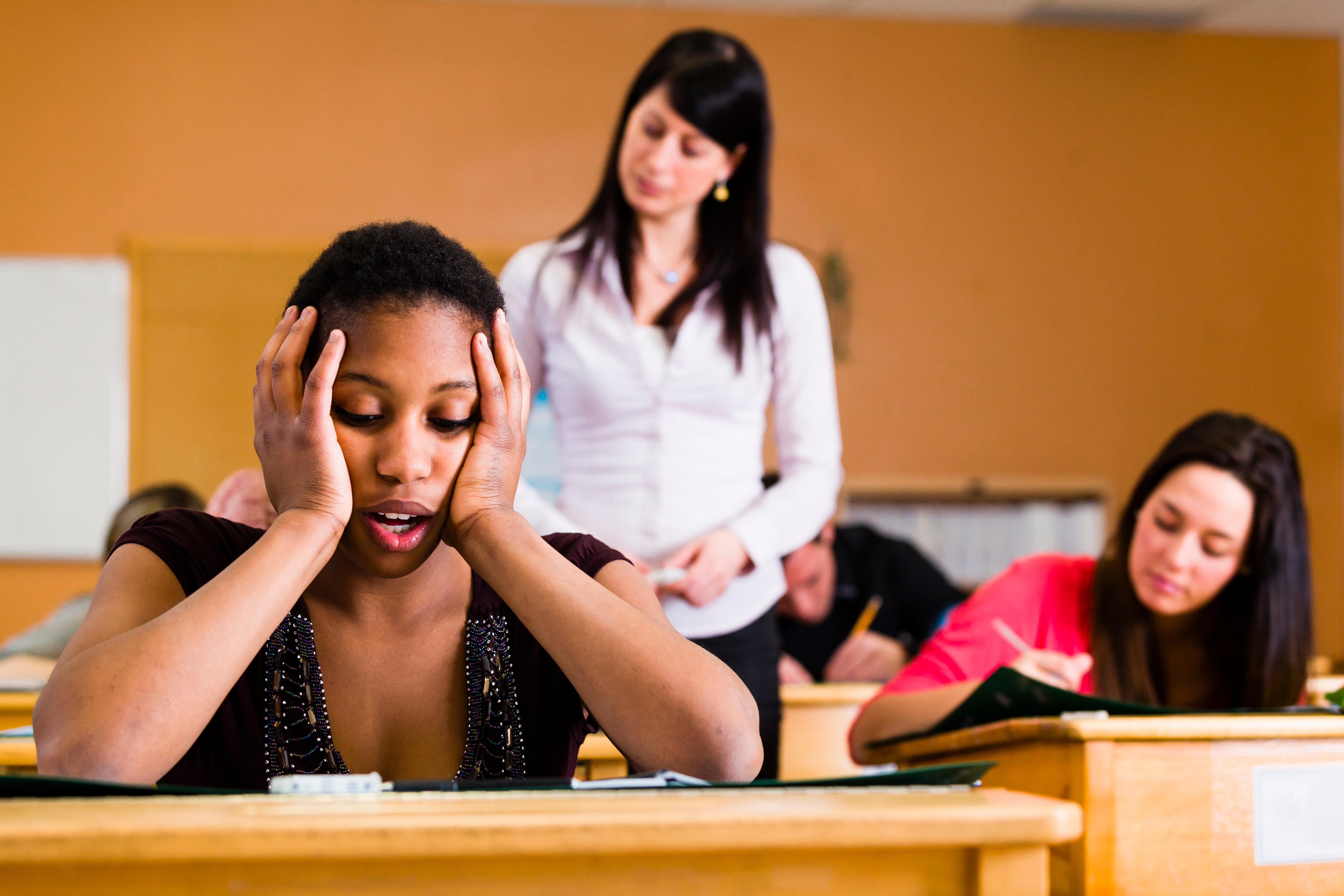 Student Getting In Trouble In Class