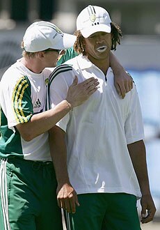 Symonds still finding his way in Test arena - ABC News