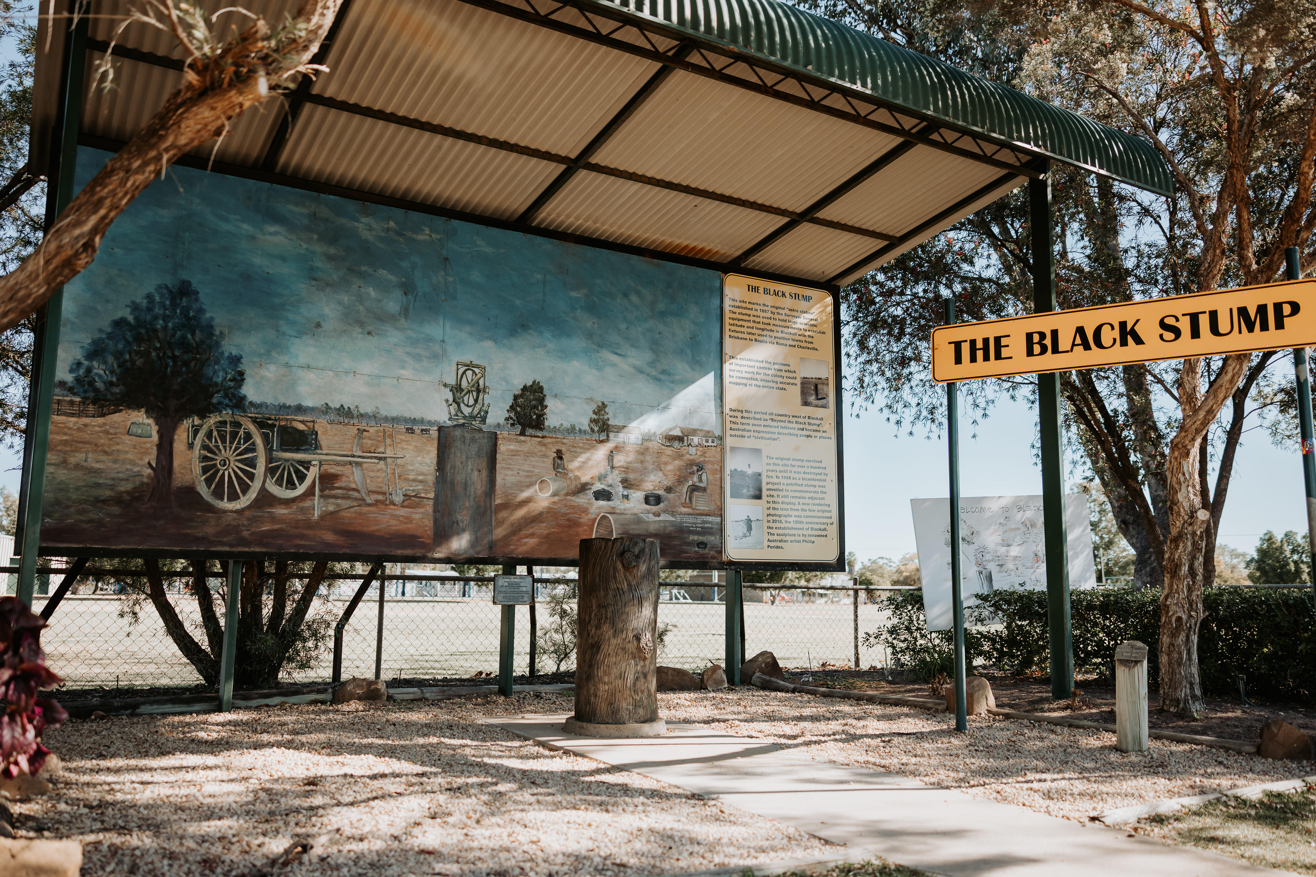 The 'black stump' of Paringa's story is part of the iconic Aussie ...