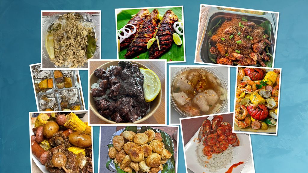 Torres Strait dishes of meat boil, Kup Murri, Maboos (stingray), Namas ...