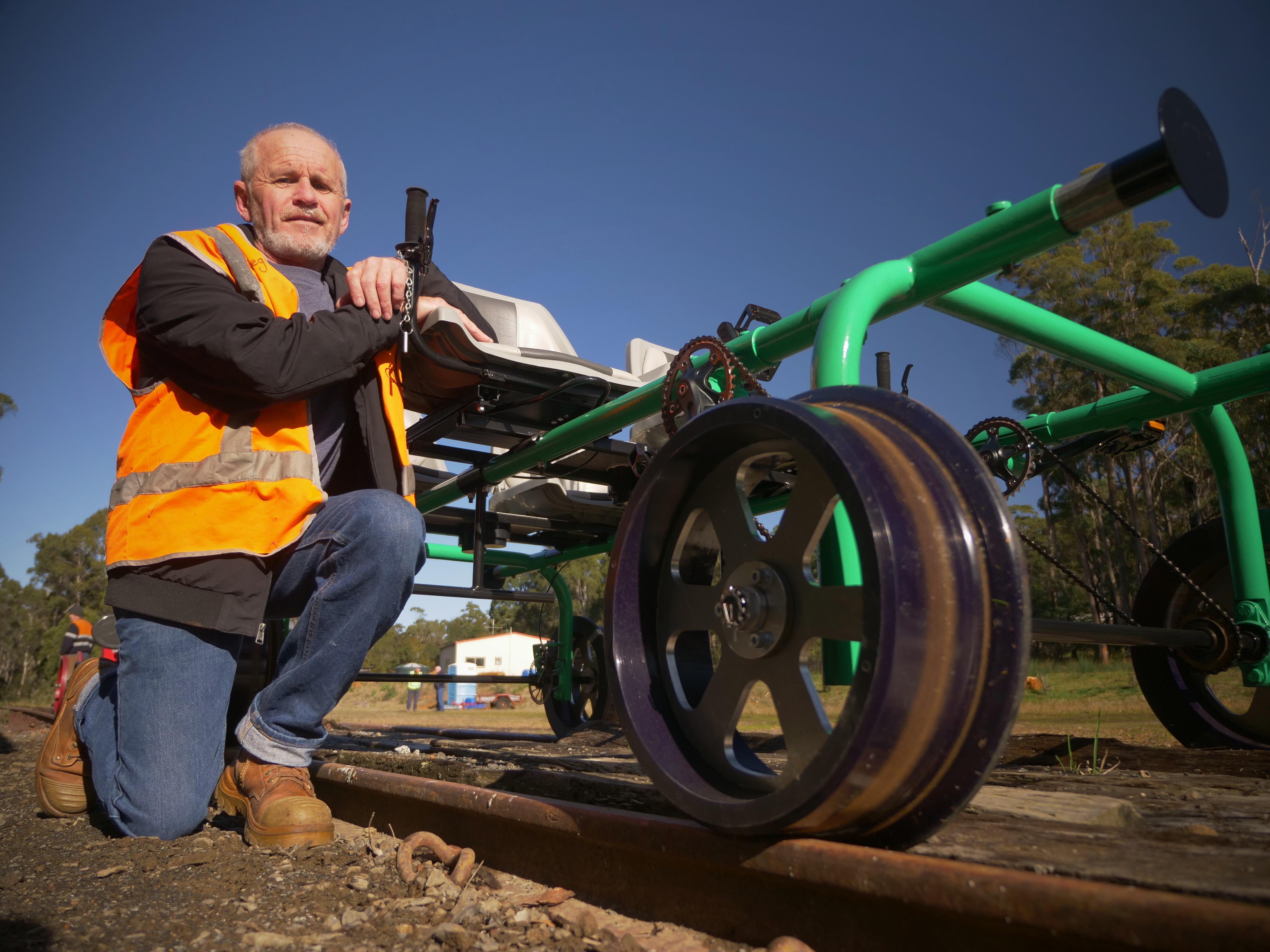 Northern Tasmanian railway group volunteer builds rail bugs from ...