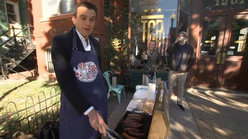 The great Australian democracy sausage makes a US appearance - ABC News