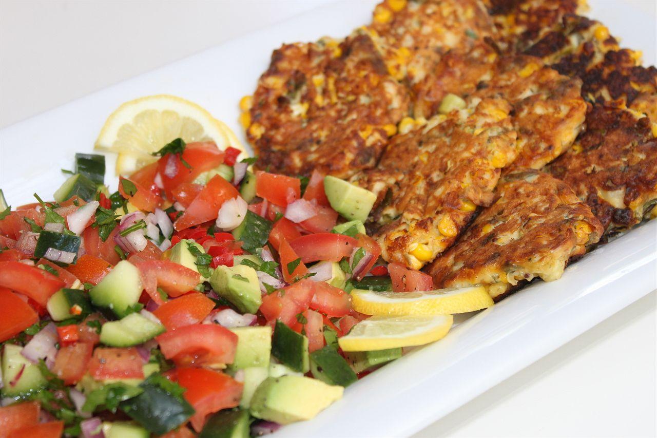 $7.20 Eats - Corn Patties with Avocado - ABC News