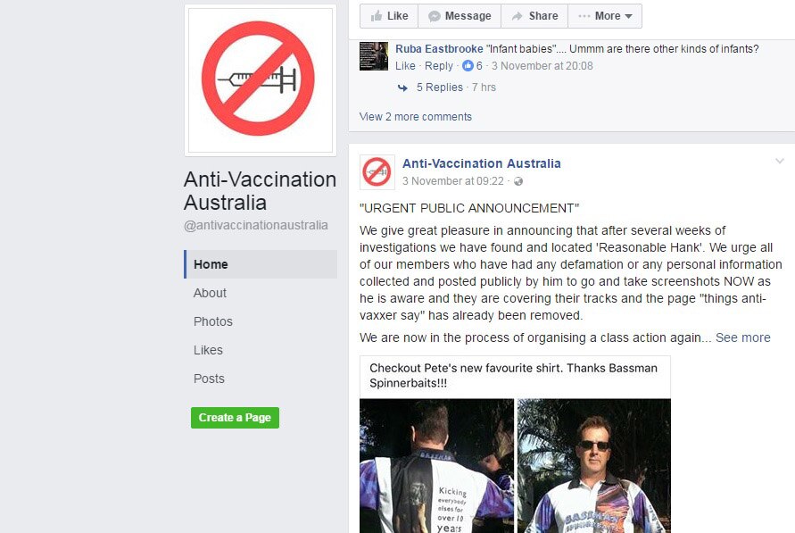 Mistaken identity sees anti-vaccination campaigners target wrong man - ABC News