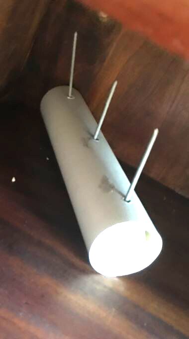 Homemade pipe bomb filled with gas cylinders, nuts and bolts found at ...