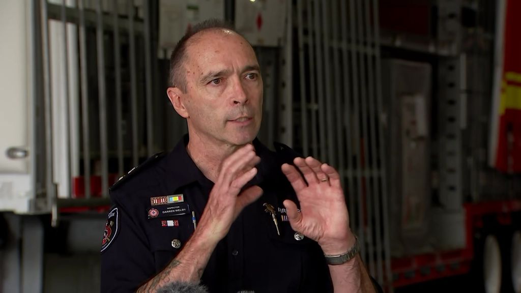 Darren Welsh said it's important to keep up with emergency warnings ...