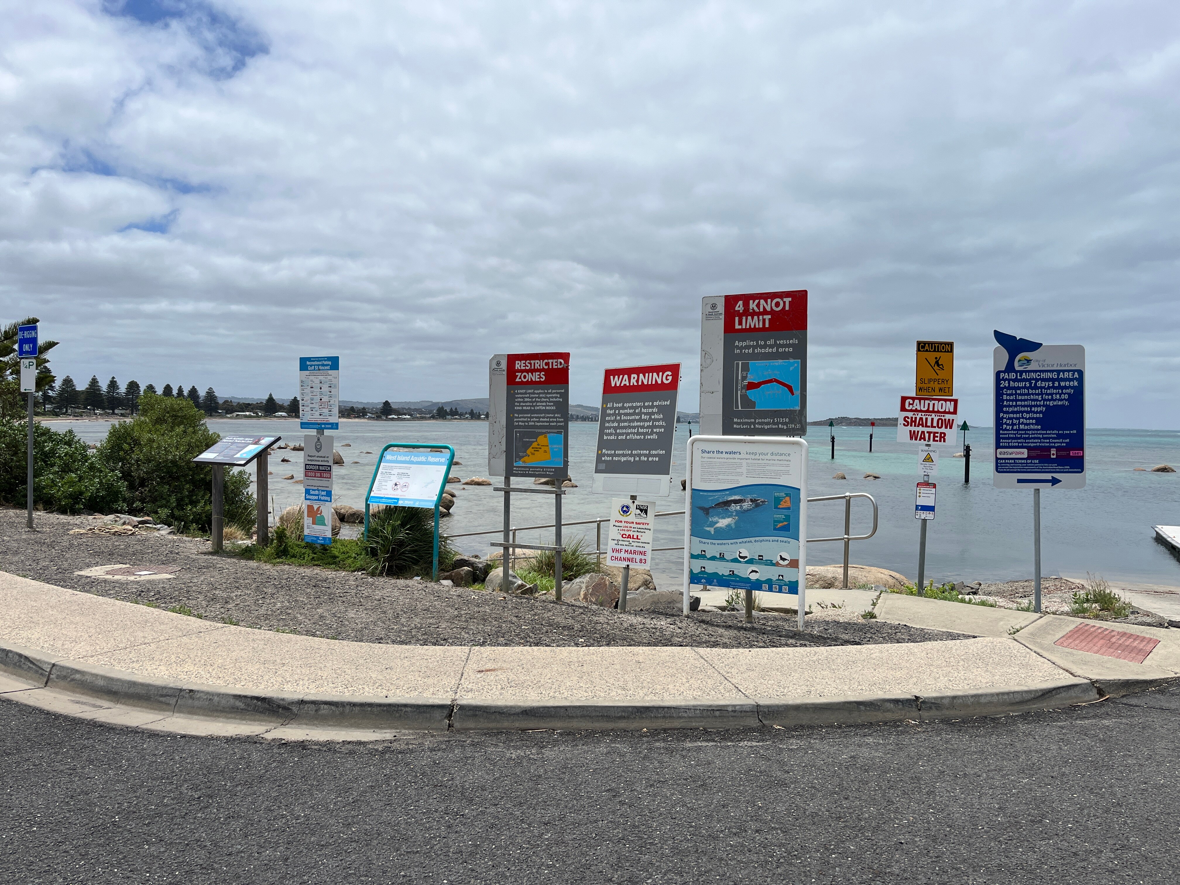 Is this Encounter Bay boat ramp signage overkill? - ABC listen