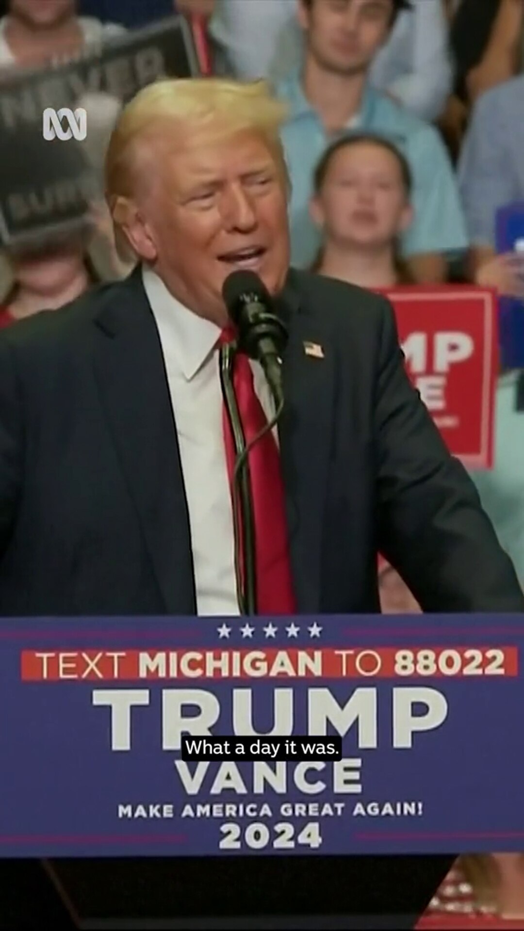 Trump speaks at first rally since assassination attempt - ABC News