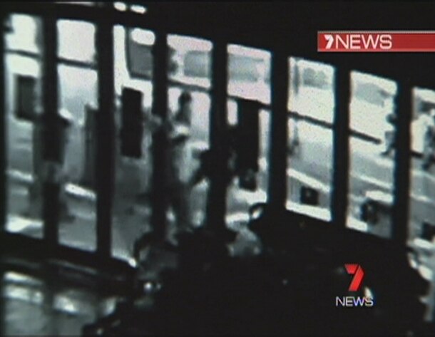 Footage shows man running from police - ABC News