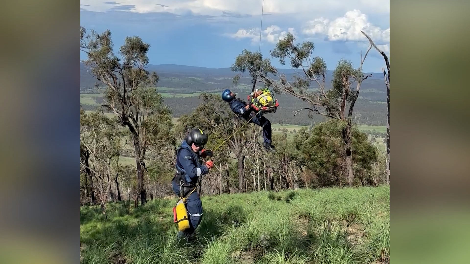Teen rescued five hours after 80-metre mountain fall - ABC News