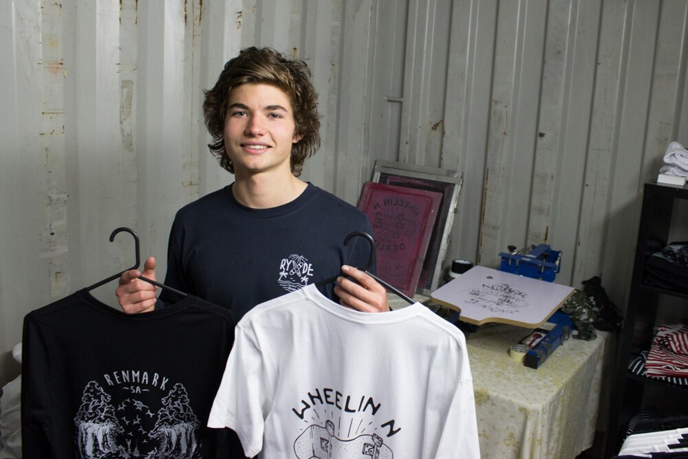 Teen entrepreneur rides wave of business success with own clothing ...