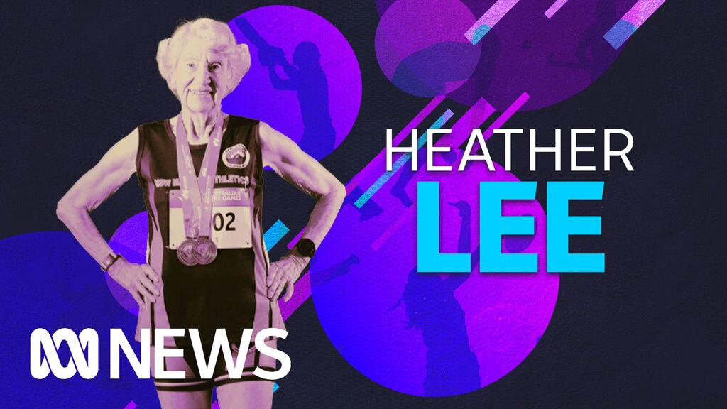 96-year old race walker Heather Lee keeps smashing world records - ABC News