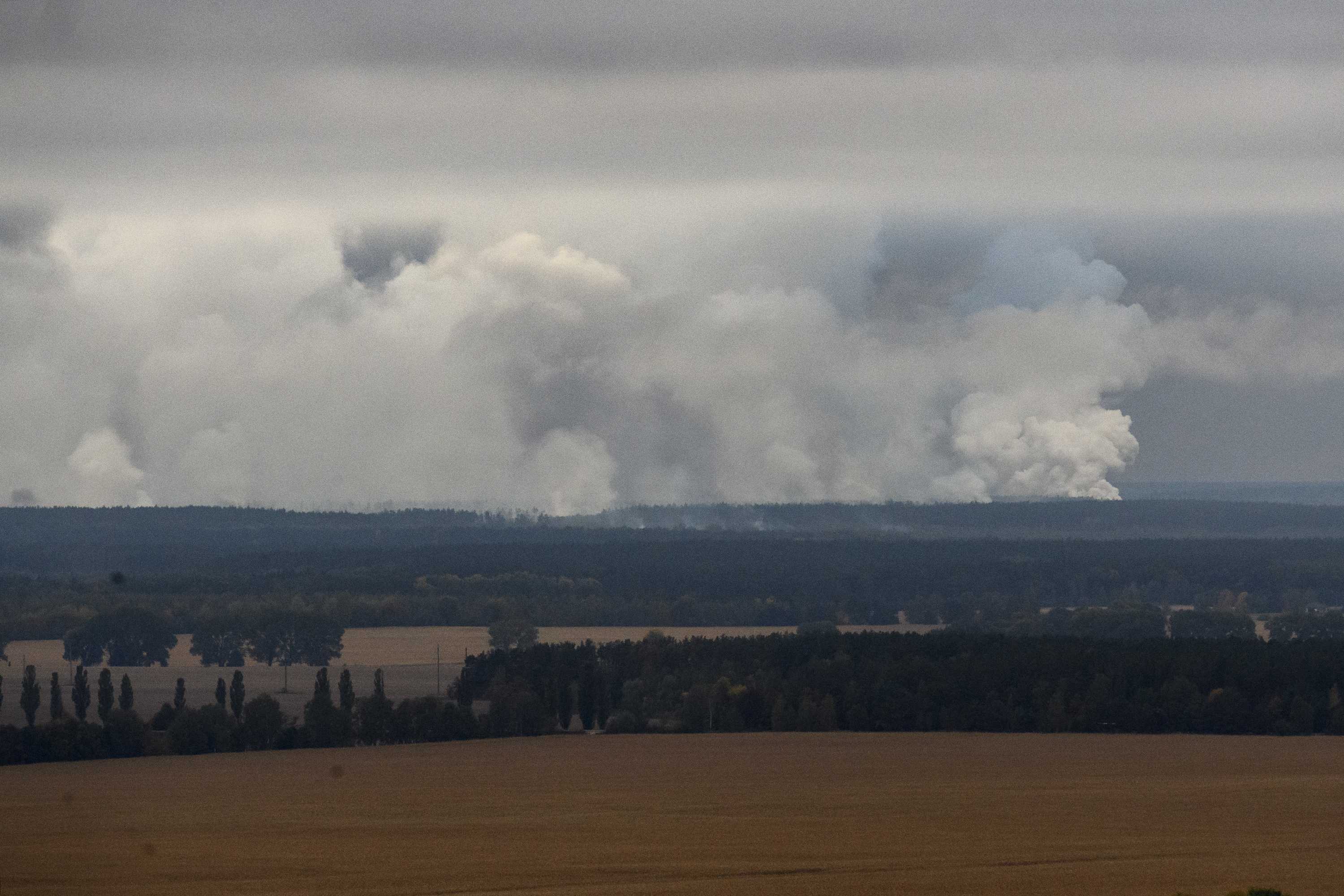 Thousands evacuated after explosions at Ukrainian ammo depot - ABC News