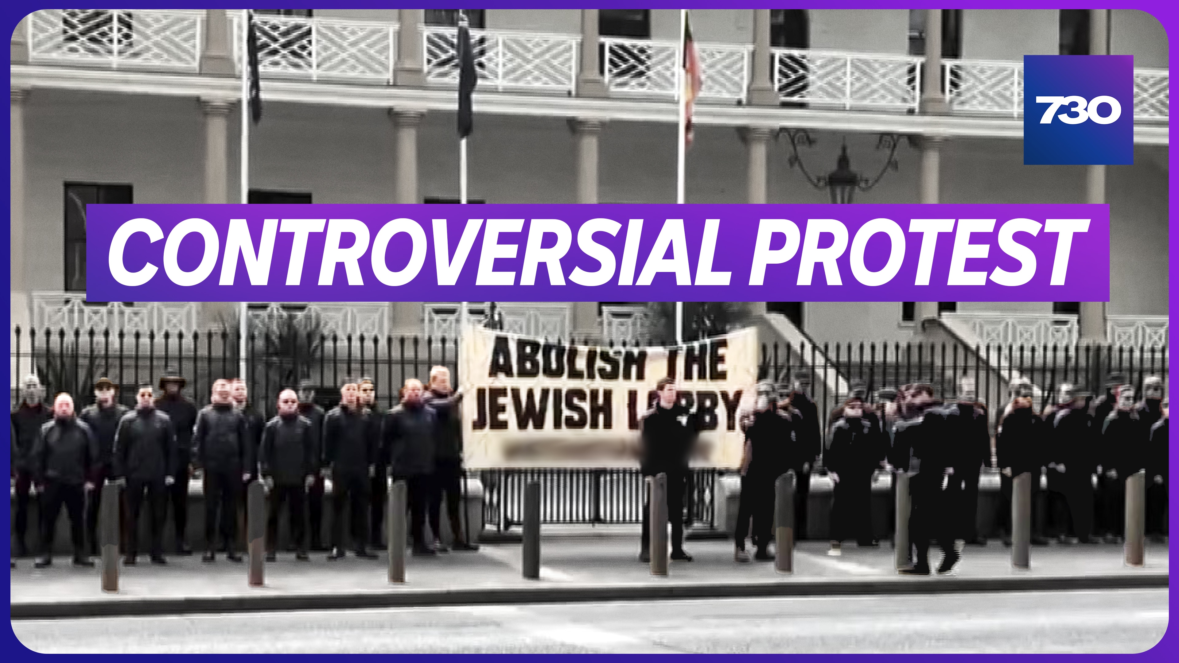 7.30: NSW Police say a "communication error" led to Neo-Nazi protest ...