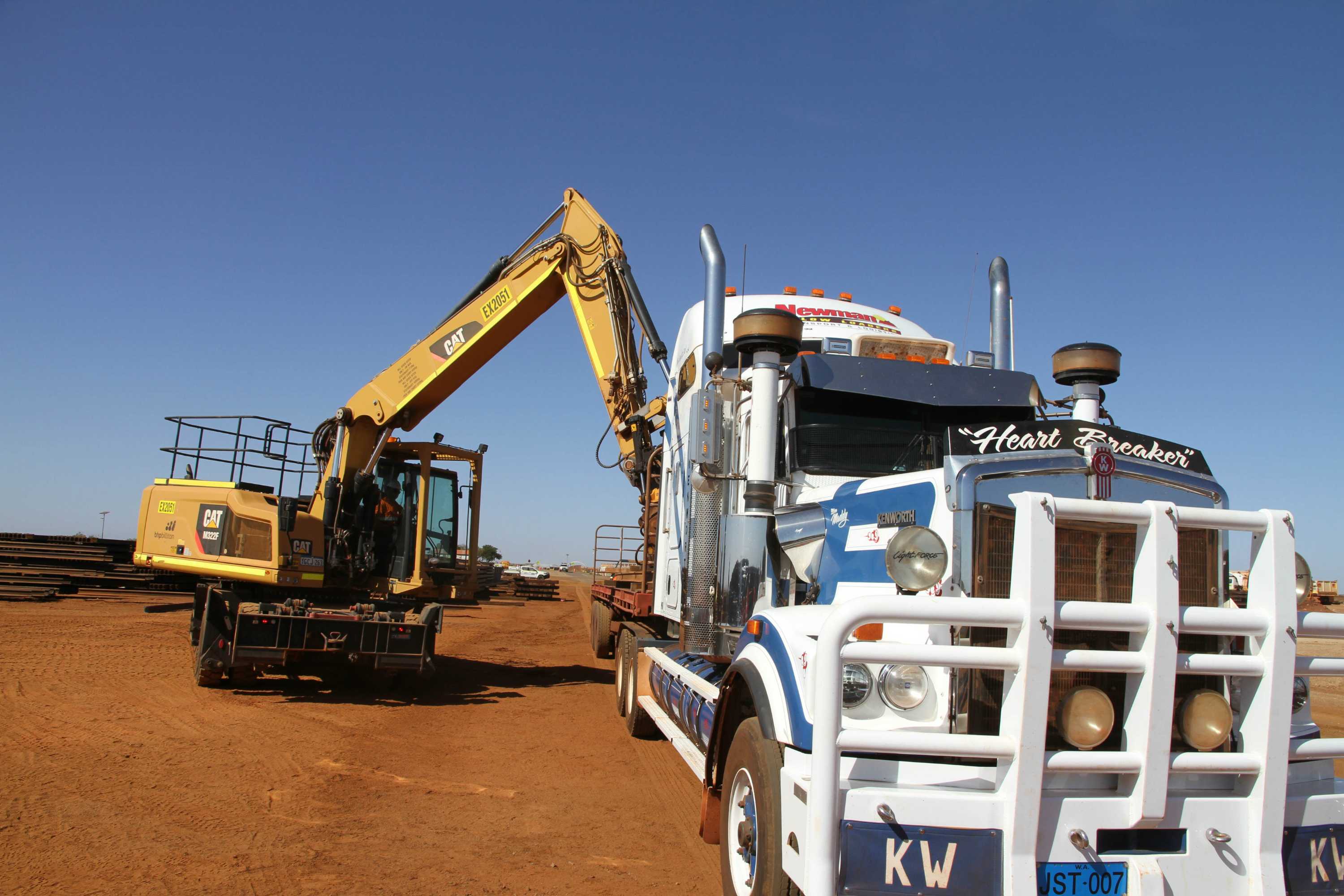 WA truckies hook up with BHP and SIMS Metal to send scrap rail to ...
