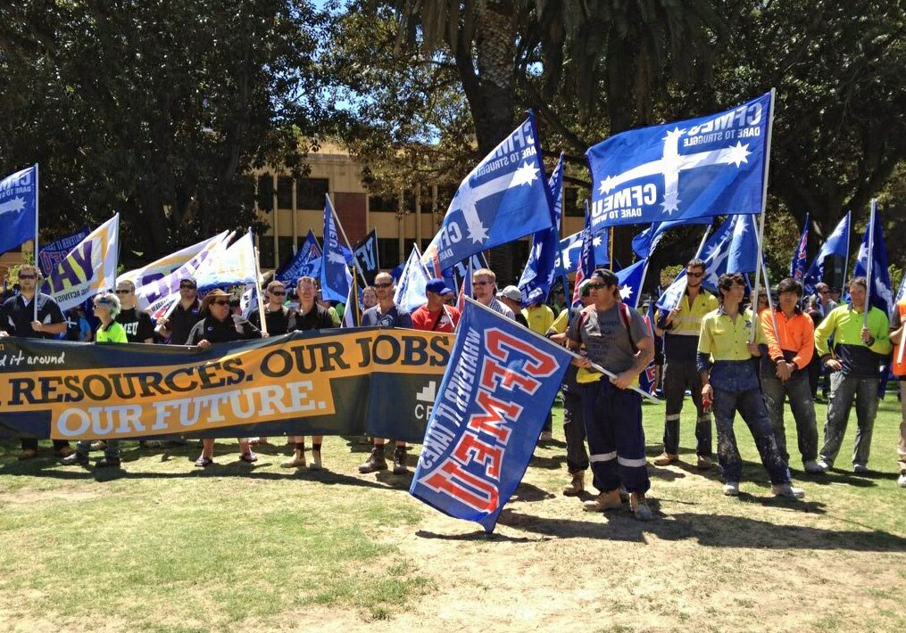 Protesters say jobs should stay in WA - ABC News