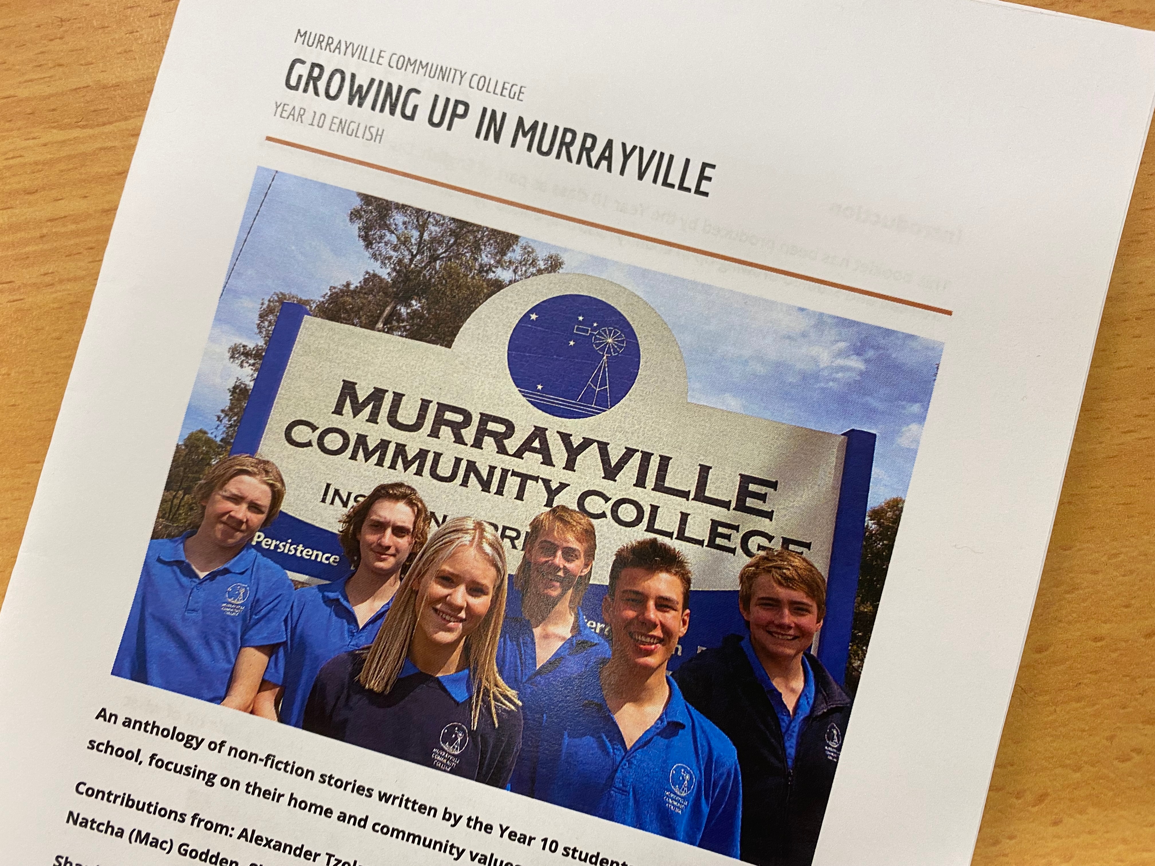 Murrayville Community College students share their stories of life in ...
