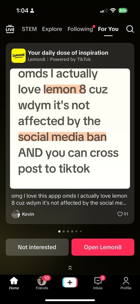 Lemon8 and Yope put on notice as social media age ban targets - ABC News