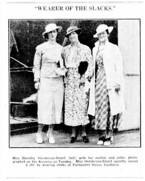 How Dorothy Henderson-Smart's decision to wear pants at Parliament made ...