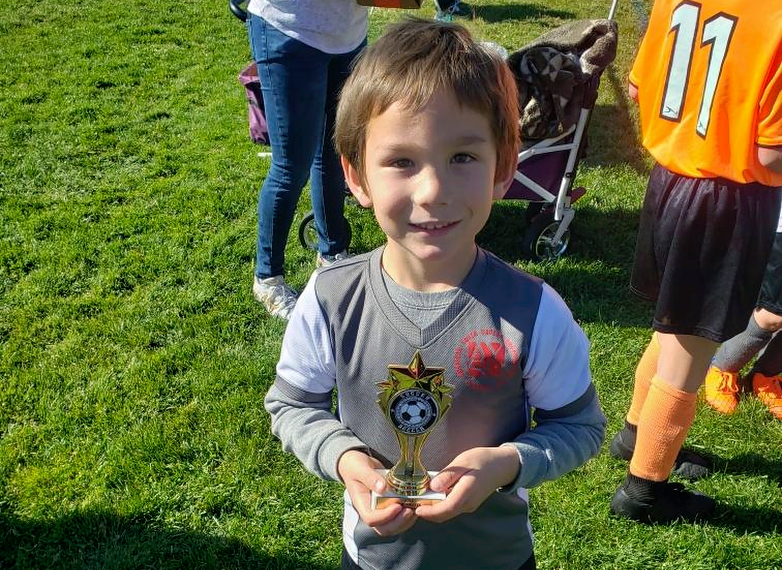 Five-year-old Kyle Doan told his mum 'be calm' seconds before being ...