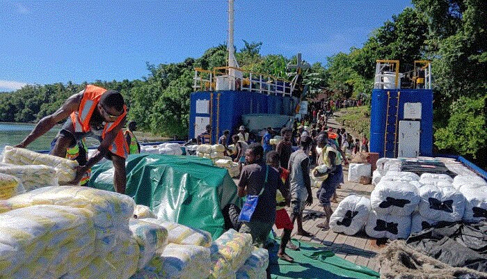 Bougainville Nissan na Atolls i hamamas long disasta relief saplai ...